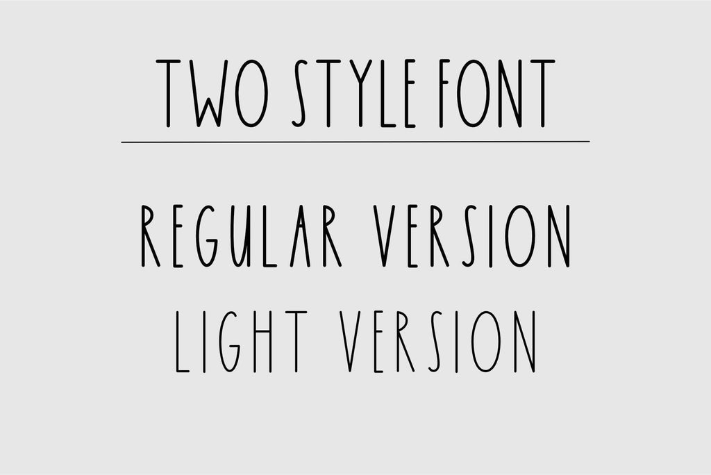 Minimalist Farmhouse Font - Rae Dunn Font - Cricut Font - So Fontsy