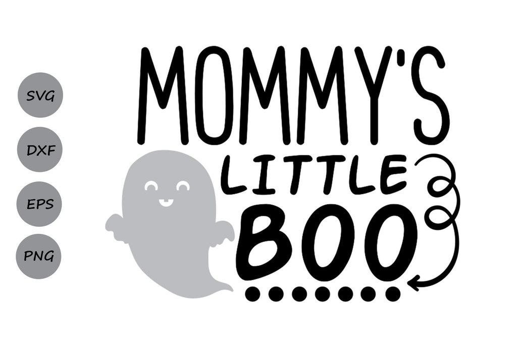 Mommy's Little Boo| Halloween SVG Cutting Files - So Fontsy