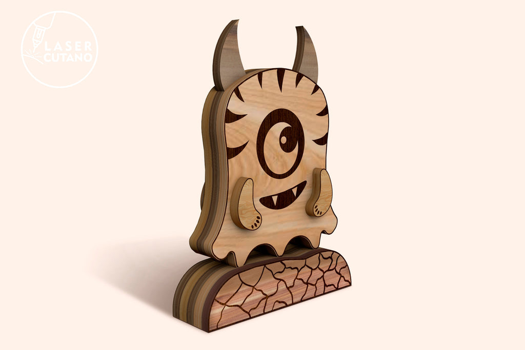 MONSTERS Halloween Decor Bundle 11 pieces - So Fontsy