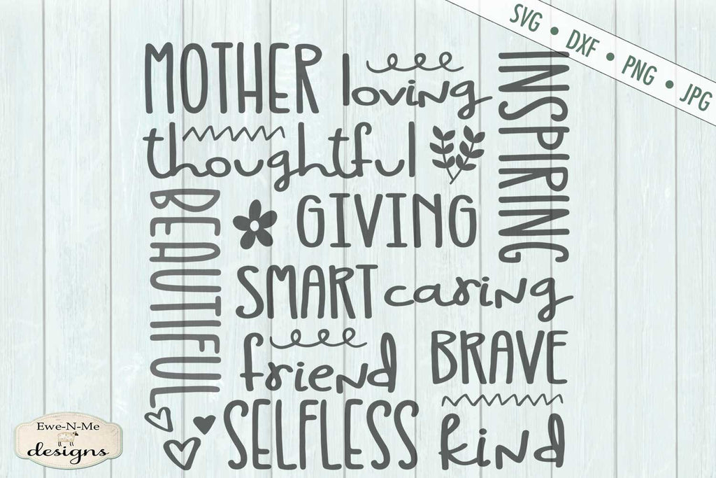 Mothers Day Subway - SVG - So Fontsy