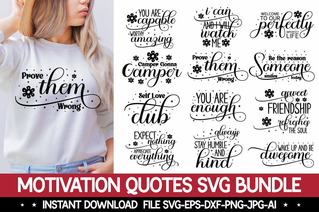 motivation svg bundle,Motivational Quotes SVG, Bundle, Inspirational ...