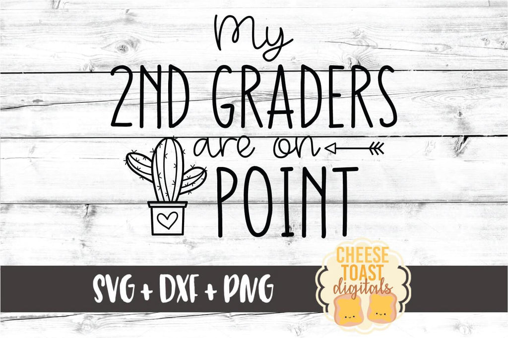 My 2nd Graders Are On Point - Teacher Back to School SVG PNG DXF Cut ...