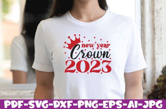 new year crown 2023 - So Fontsy