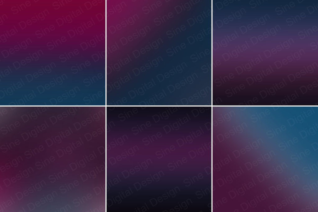 Night Sky Ombre Gradient Digital Papers Background - So Fontsy