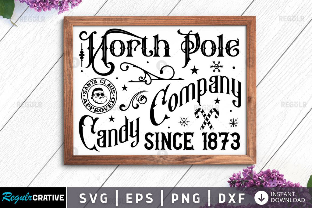 North pole santa claus SVG - So Fontsy