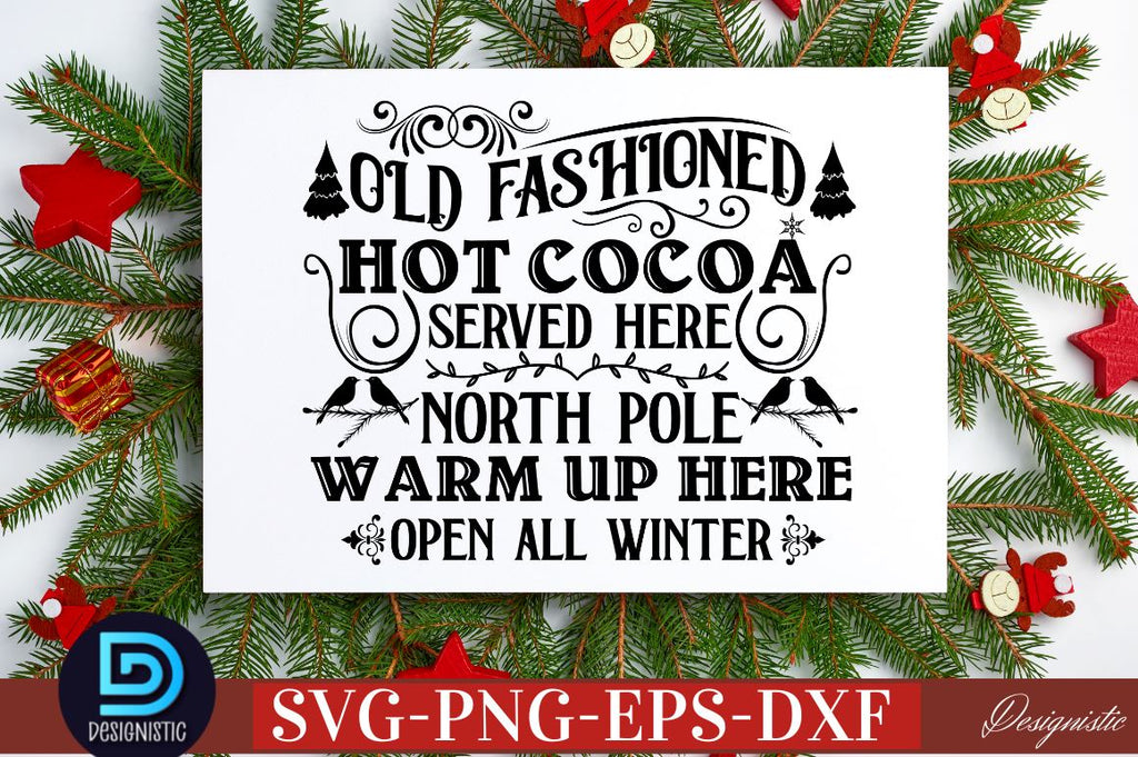 Old fashioned hot cocoa served here north pole warm up here open all ...