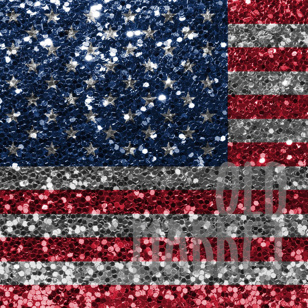 Patriotic Glitter Digital Papers - So Fontsy