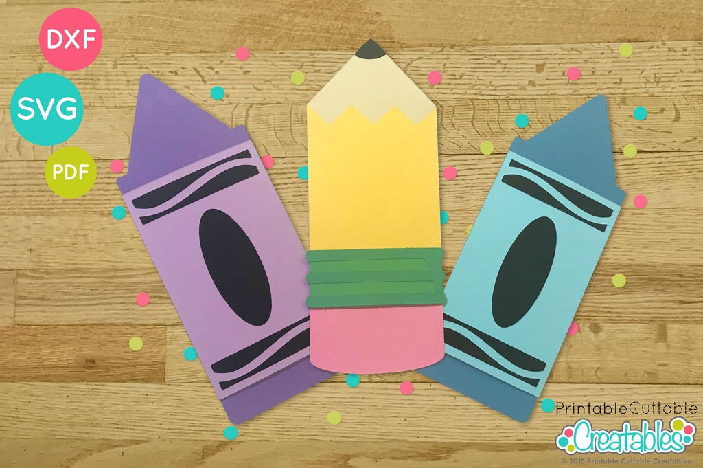 Pencil Gift Card Holder - So Fontsy