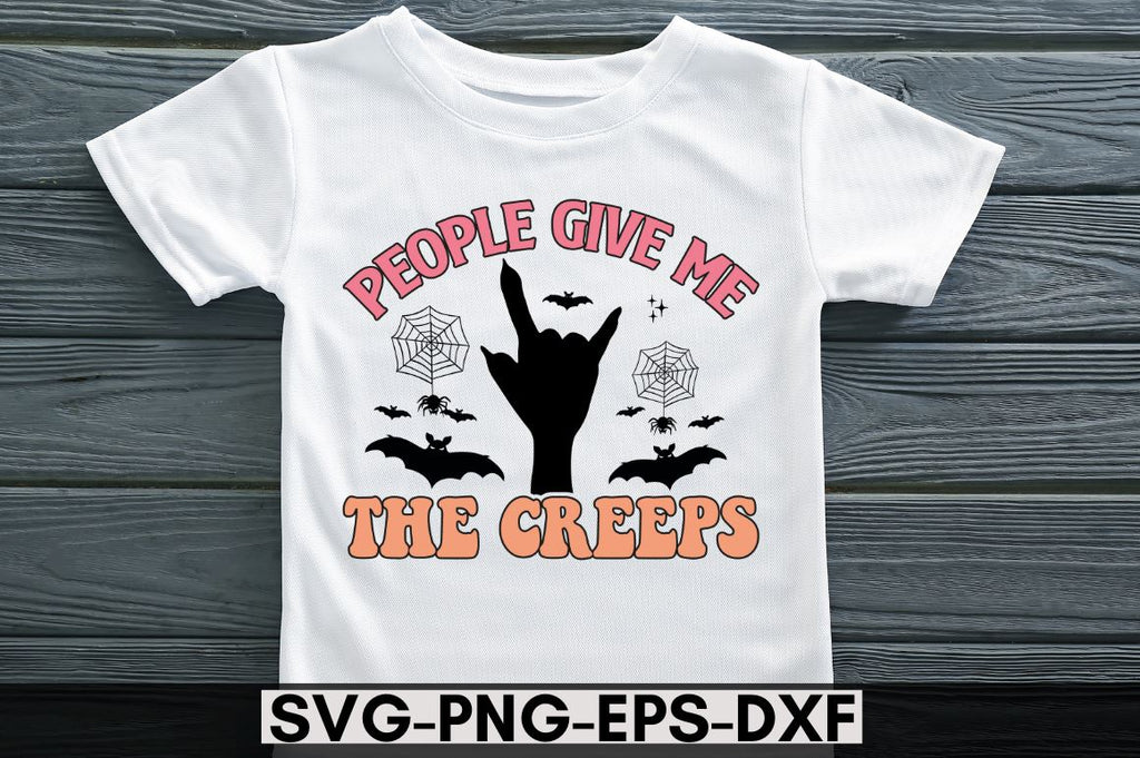 People give me the creeps SVG - So Fontsy