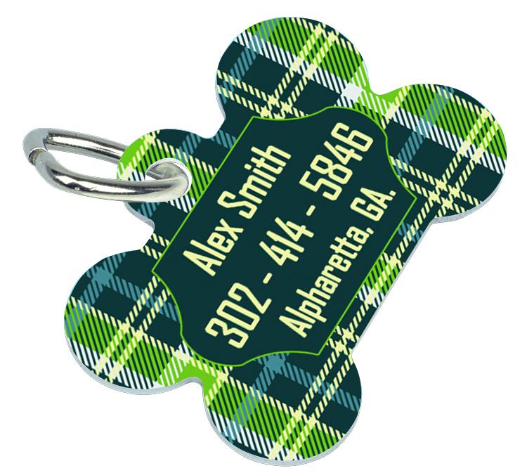 dog bone tag template