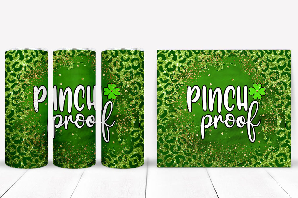 Pinch Proof St Patricks Day Tumbler Sublimation I Tumblers - So Fontsy