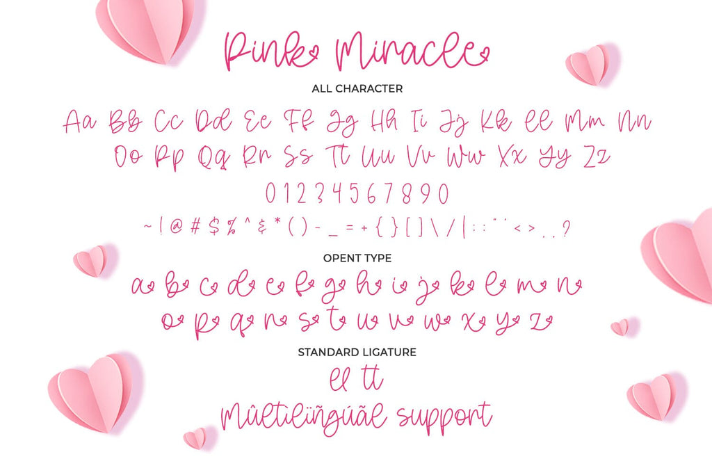 Pink Miracle - So Fontsy