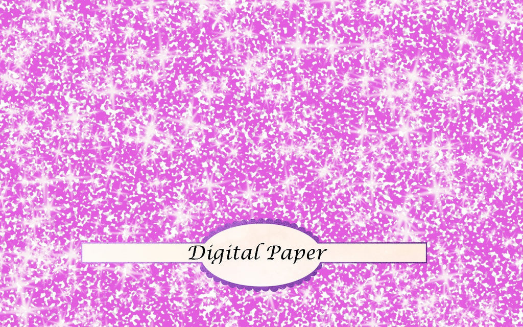 Pink Sparkle Digital Paper - So Fontsy