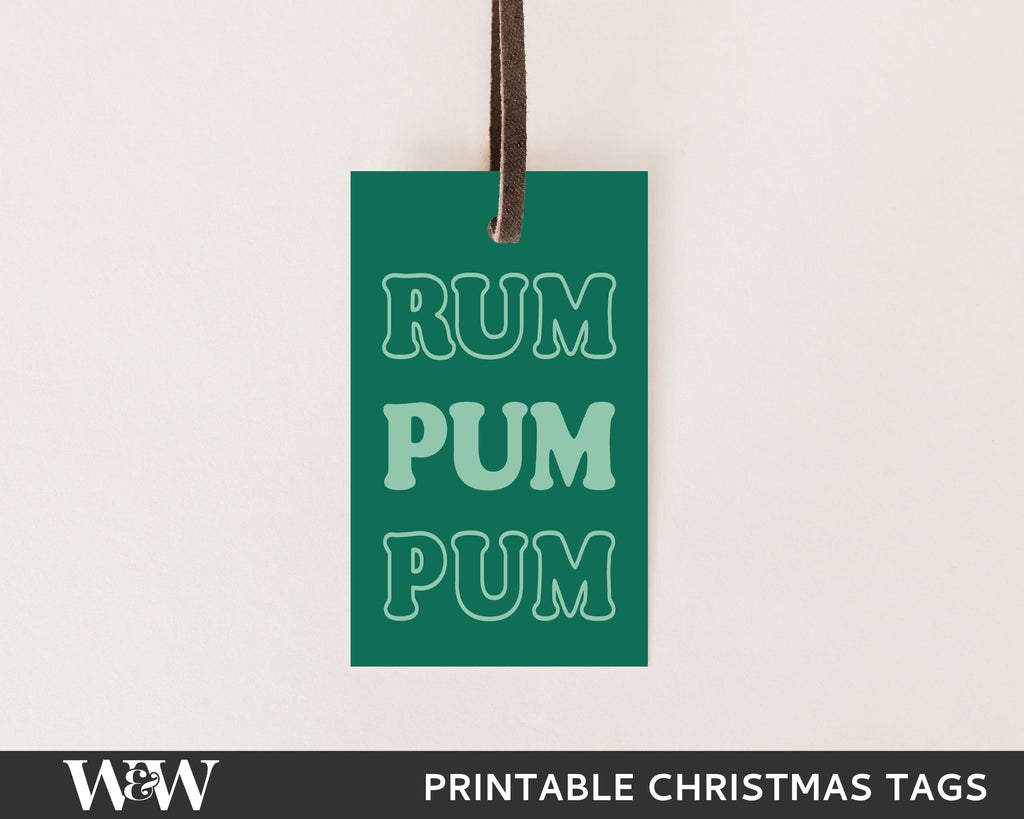 PRINTABLE Christmas Gift Tag | Christmas Tag Bundle - So Fontsy