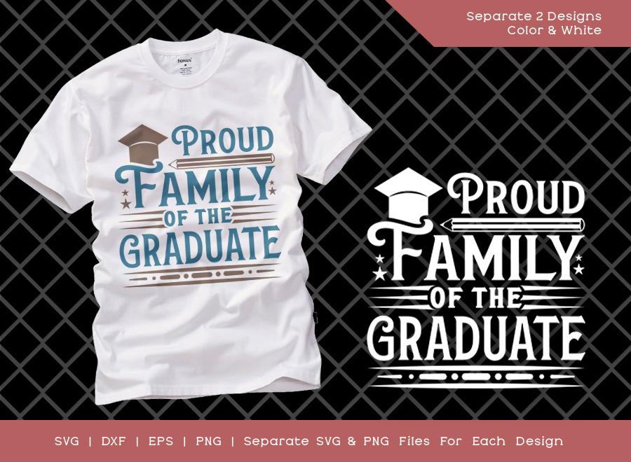 Proud Family Of The Graduate SVG Cut File | Graduation Svg | Graduate ...