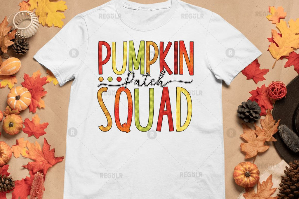 Pumpkin patch squad Sublimation Design - So Fontsy