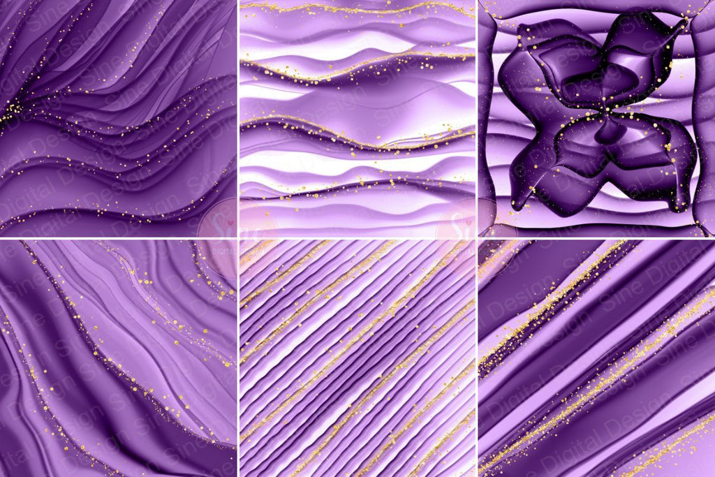 Purple Ink Digital Papers Texture Backgrounds - So Fontsy