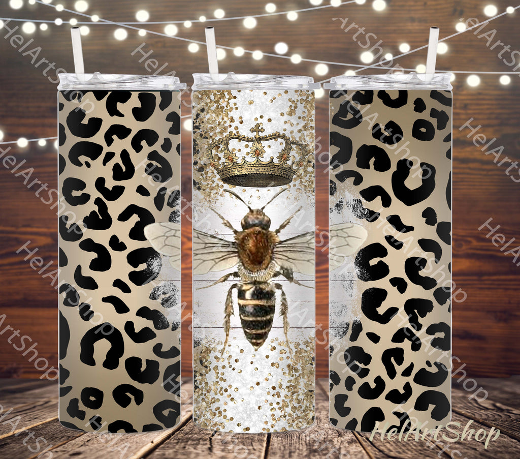Queen Bee PNG | Sublimation Tumbler - So Fontsy