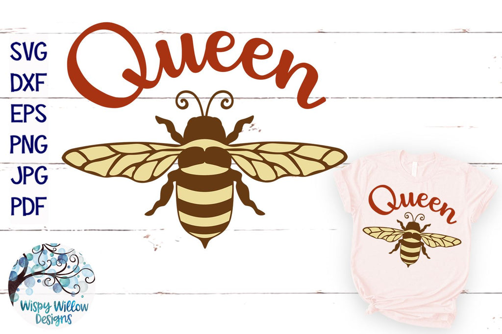 Queen Bee SVG - So Fontsy