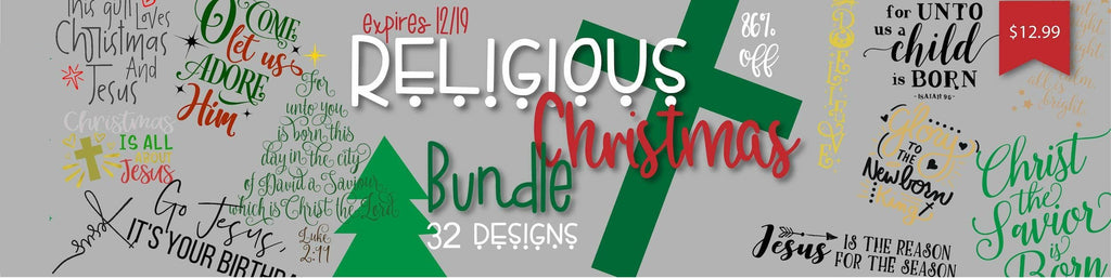 Religious Christmas Bundle - So Fontsy