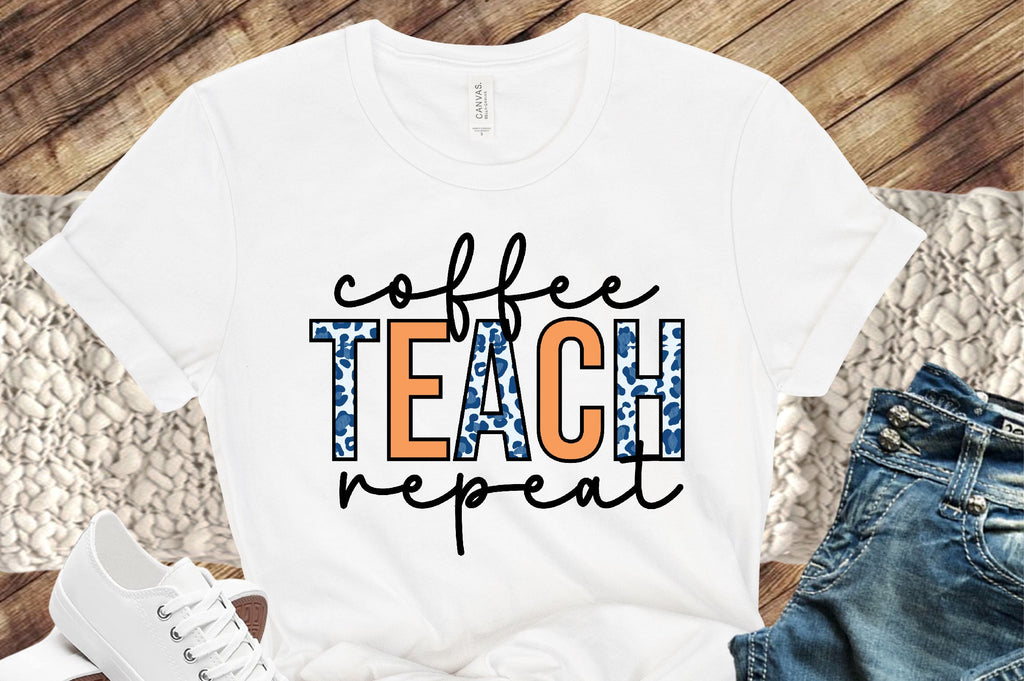 Retro Teacher PNG Sublimation Bundle - So Fontsy