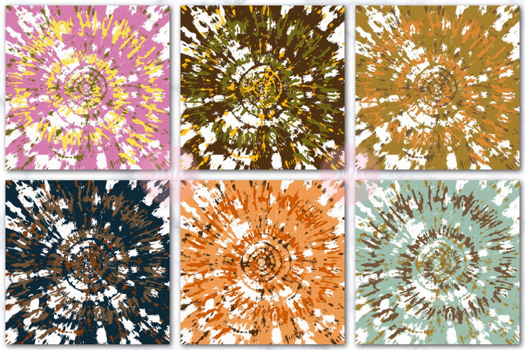 Summer Splatter Digital Papers Backgrounds - So Fontsy