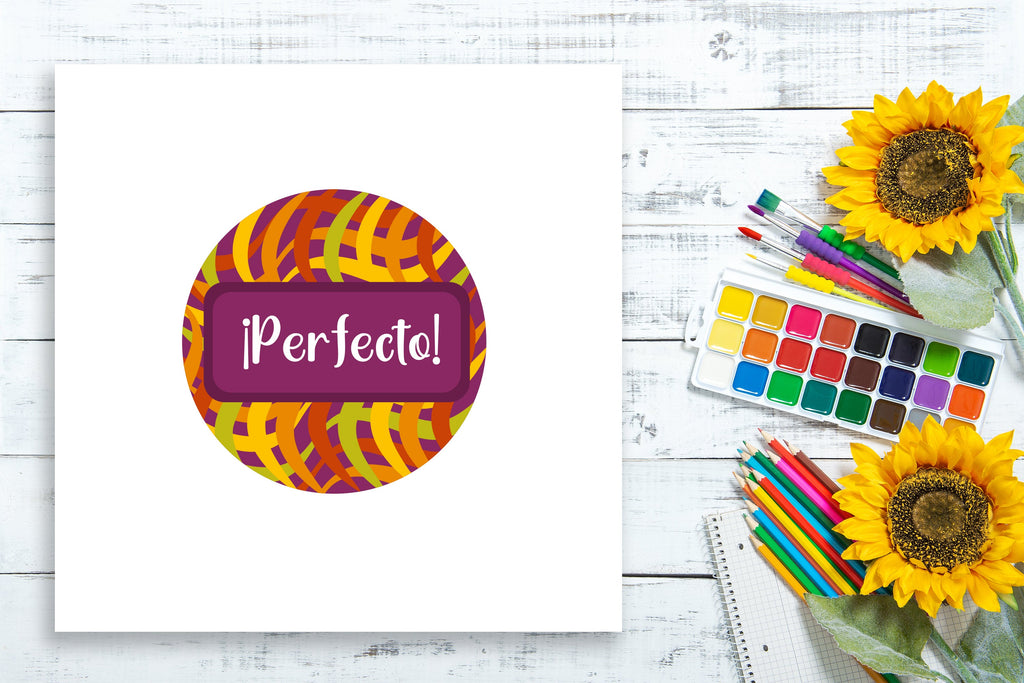 Reward Stickers for Kids, Printable Teacher Stickers Spanish - So Fontsy