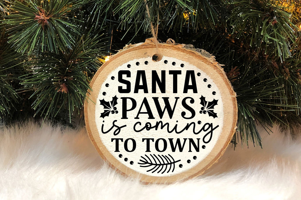Santa paws is coming to town SVG Design - So Fontsy