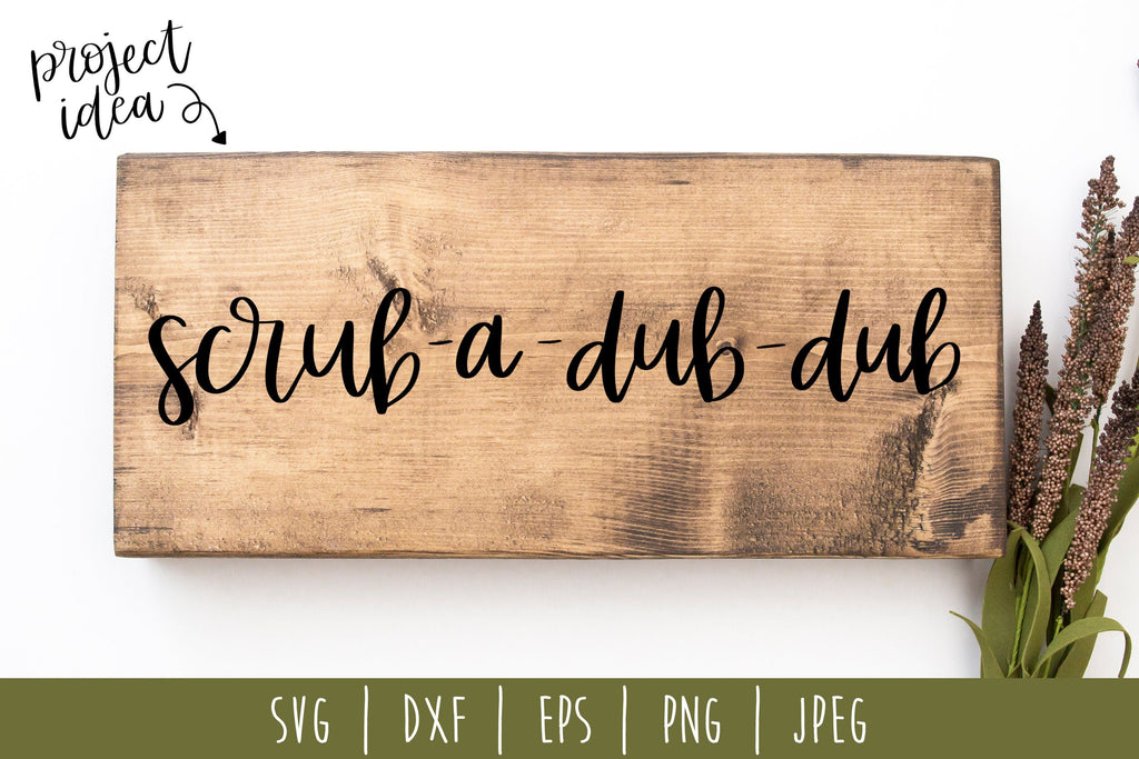 Scrub a Dub Dub - So Fontsy