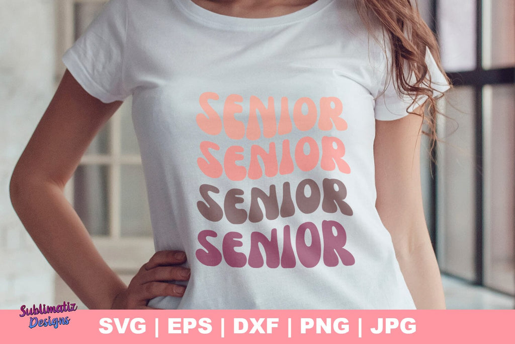 Senior Senior SVG, Vector File, Cut File - So Fontsy