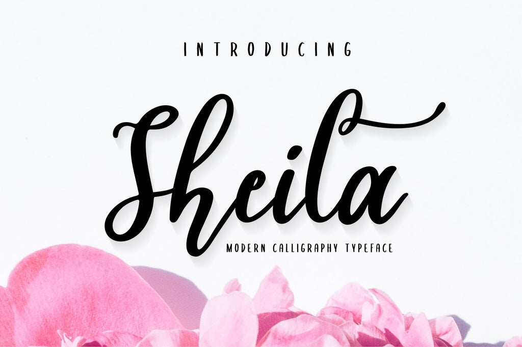 Sheila Script - So Fontsy