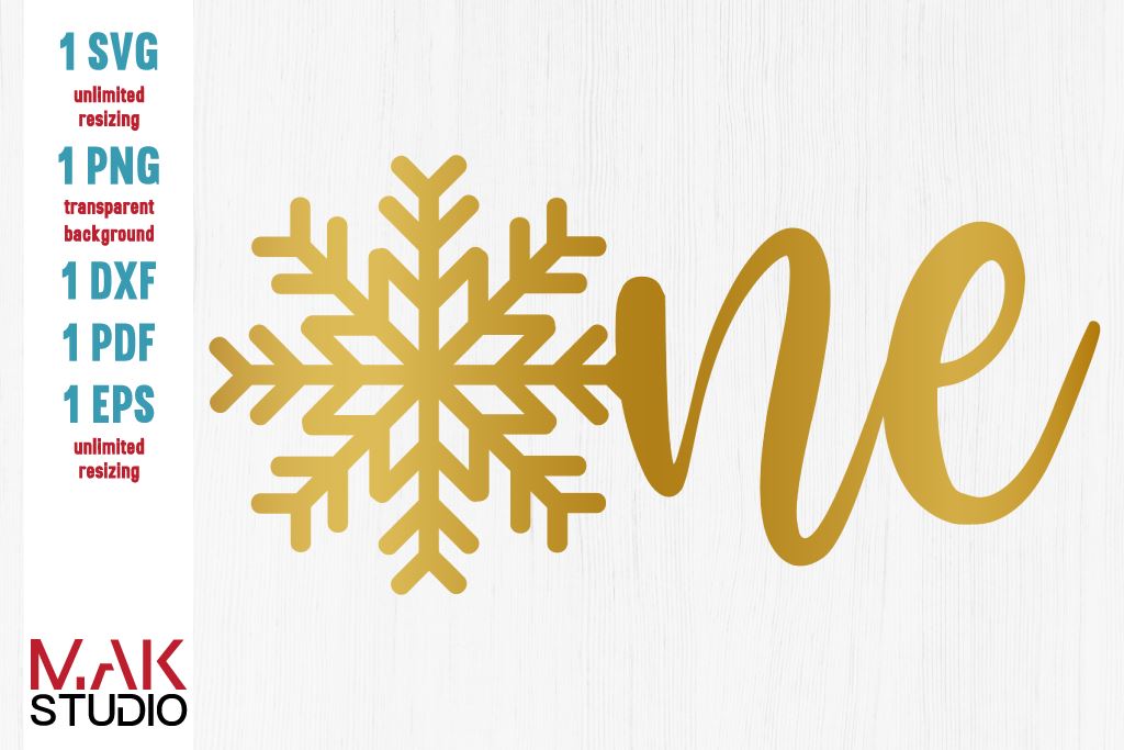 Snowflake one cut file - So Fontsy