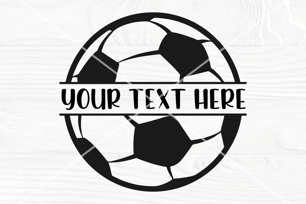 Soccer ball SVG | Football svg | Soccer monogram svg | Cut files for c ...