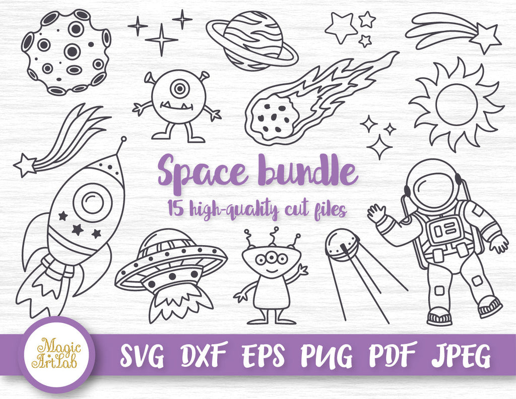 Space Bundle SVG - So Fontsy