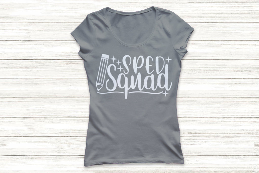 SPED Squad| Special Education SVG Cutting Files. - So Fontsy