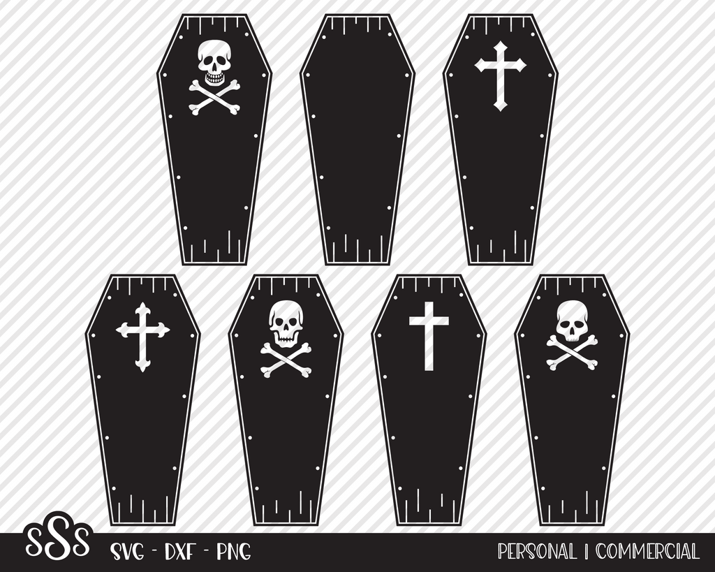 Spooky Coffin Bundle | Halloween SVG - So Fontsy