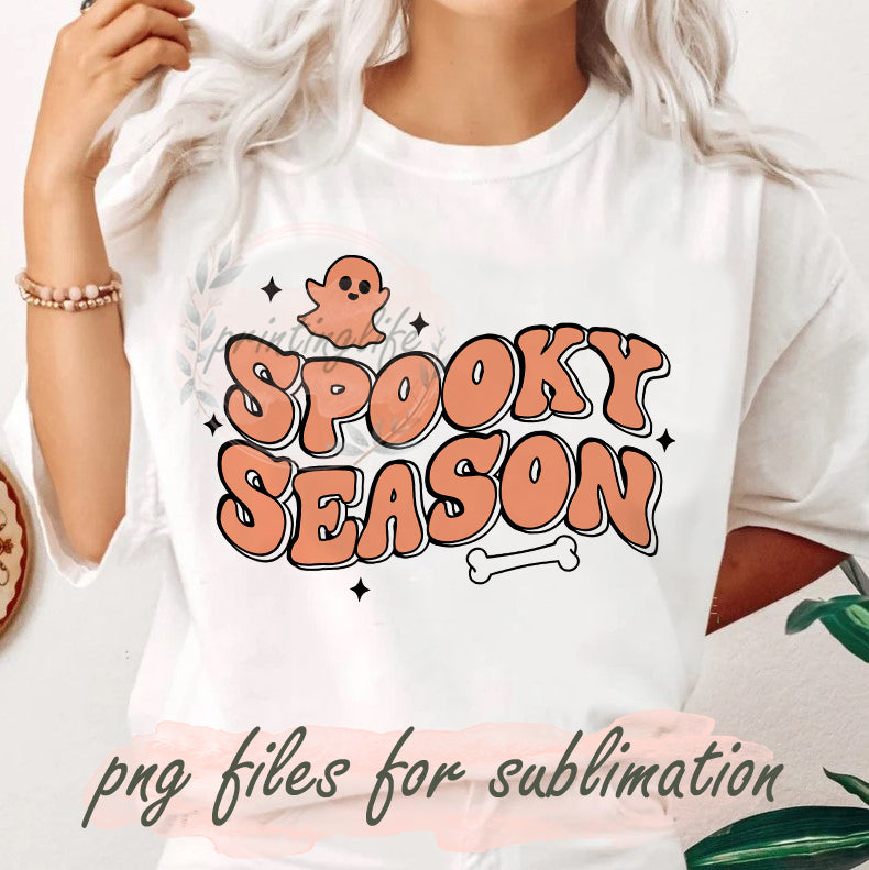 Spooky Season Png, Halloween Spooky Png, Spooky Sublimation Design ...
