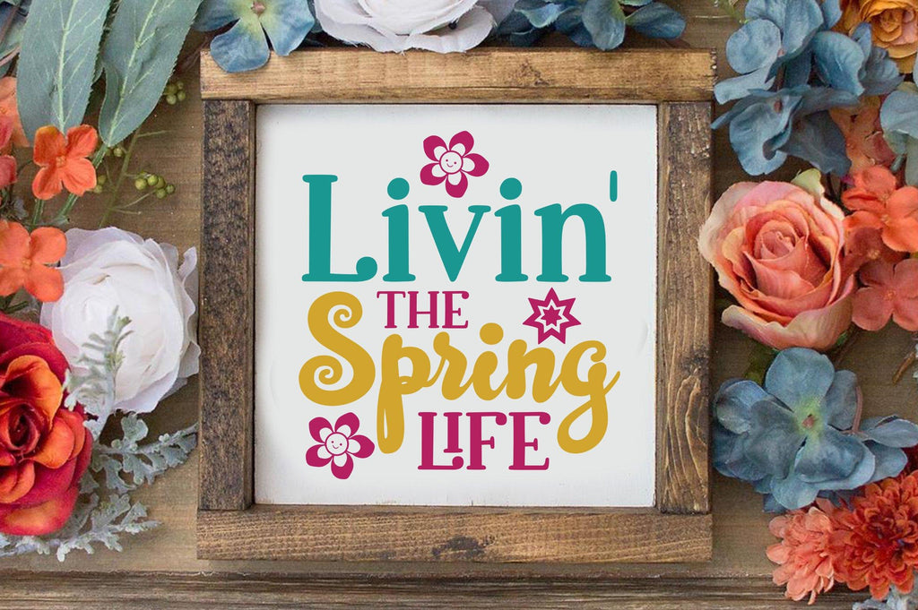 Spring Svg Bundle.Hello Spring Bundle svg Cut file, - So Fontsy