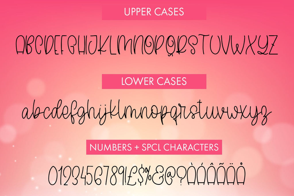 Sprinkles - Sprinkly Script Font With Doodles - So Fontsy