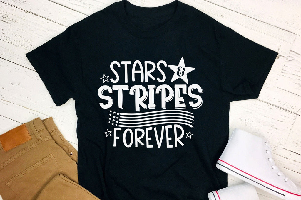 Stars And Stripes Forever - Patriotic SVG - So Fontsy