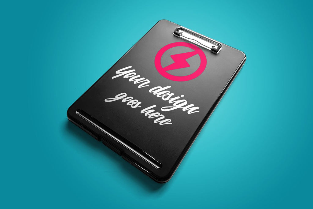 Storage Clipboard Angled Product Mock Up - So Fontsy