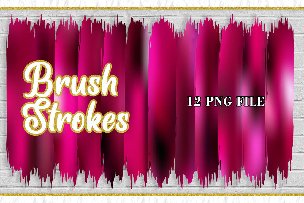 Sublimation Brush Strokes PNG, - So Fontsy