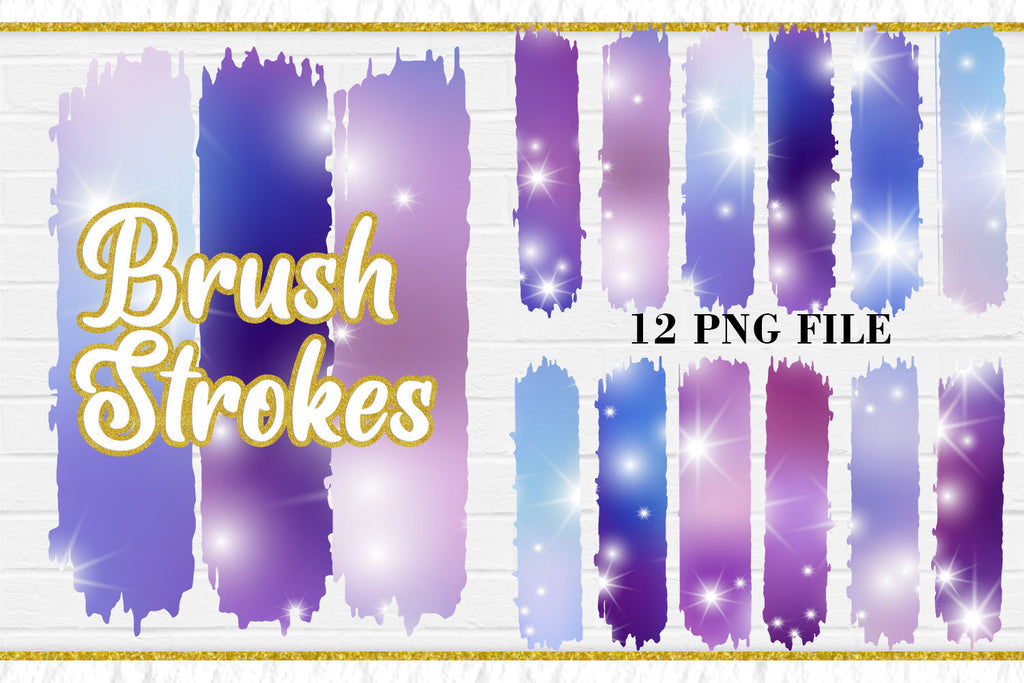 Sublimation Brush Strokes PNG, - So Fontsy