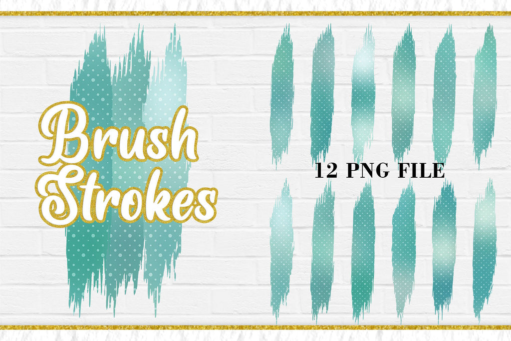 Sublimation Brush Strokes PNG, - So Fontsy