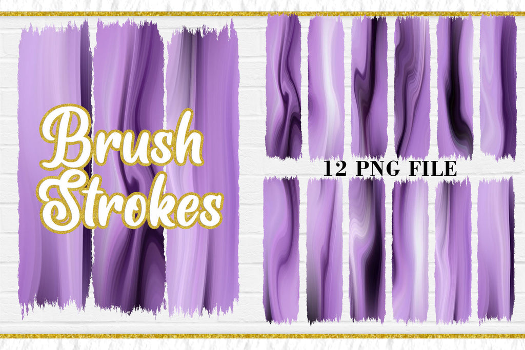 Sublimation Brush Strokes PNG, - So Fontsy