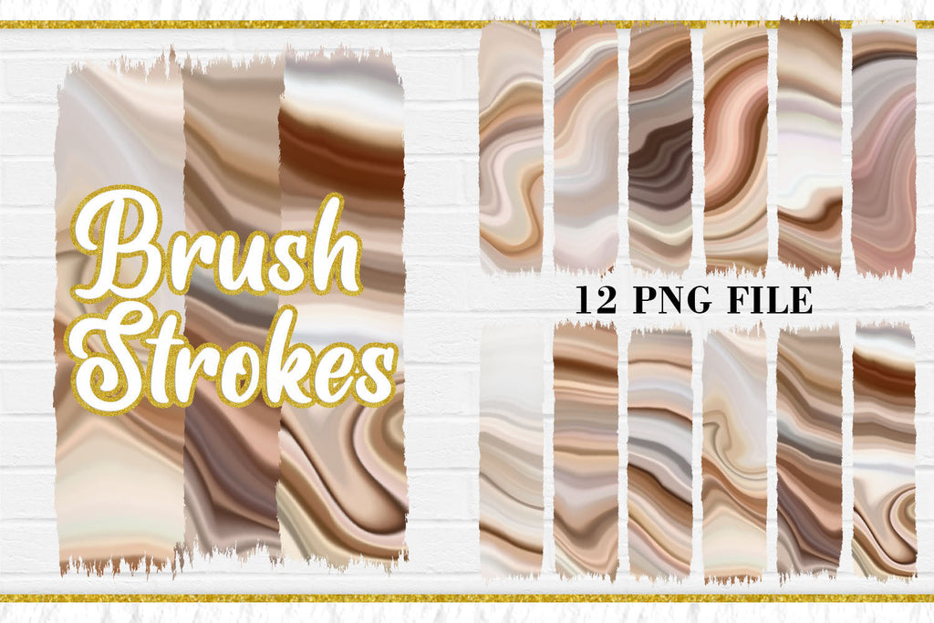 Sublimation Brush Strokes PNG, - So Fontsy