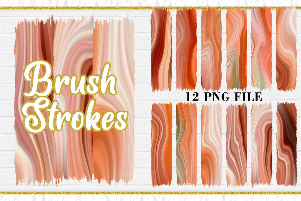 Sublimation Brush Strokes PNG, - So Fontsy