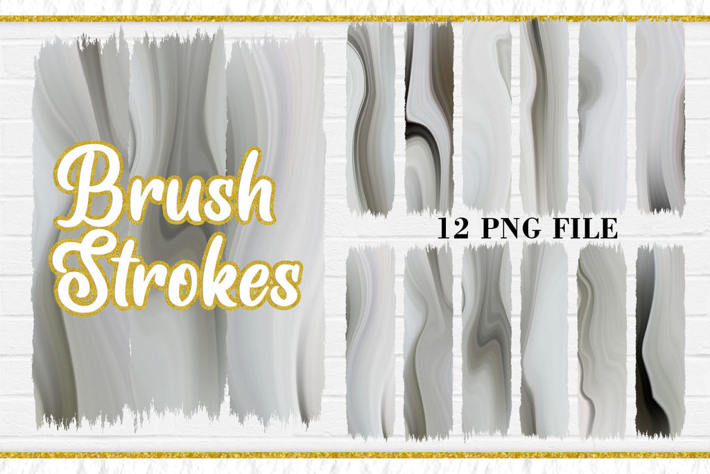 Sublimation Brush Strokes PNG, - So Fontsy