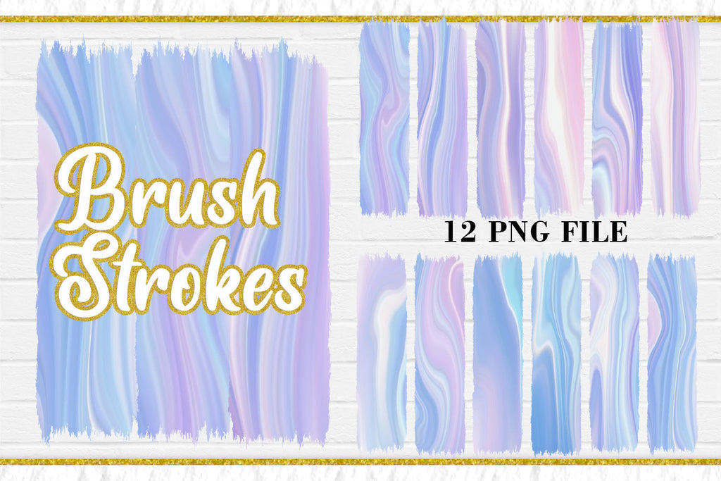 Sublimation Brush Strokes PNG, - So Fontsy