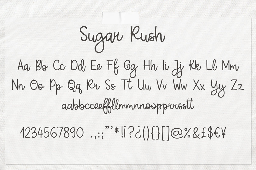 Sugar Rush - So Fontsy